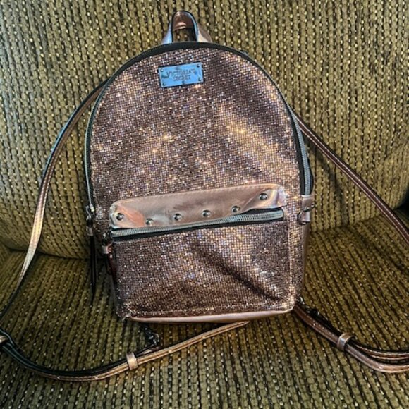 Bags | Victorias Secret Mini Backpack Pink Sparkle 1 X 8 X 5 | Poshmark